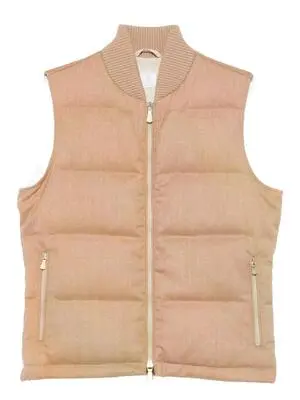 Eleventy Quilted Gilet - Neutrals