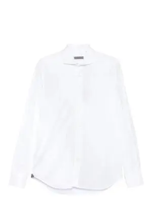 Corneliani Long-sleeve Buttoned-up Shirt - White