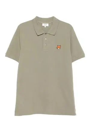 MAISON KITSUNÉ Fox-head Embroidered Polo Shirt