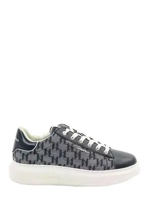Karl Lagerfeld Monogram Jacquard Sneakers - Grey