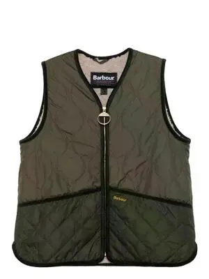 Barbour Quilted Zip-front Gilet - Green