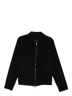 COSTUMEIN Zip-up Shirt Jacket - Black