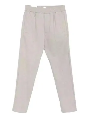 Eleventy Elastic-waistband Trousers - Neutrals