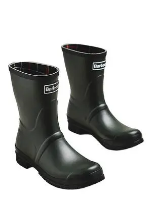 Barbour Banbury Mid Wellington Rain Boots Olive