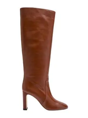 STUART WEITZMAN Babette Tubo 85 Leather Knee-High Boots