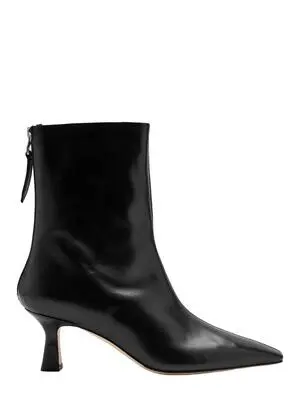 AeydĒ Elina 55 Leather Ankle Boots - Black