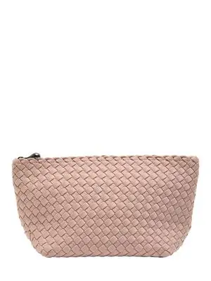 NAGHEDI Portofino Medium Woven Nylon Wash Bag - Light Pink