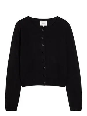 REFORMATION Clara Cashmere Cardigan - Black