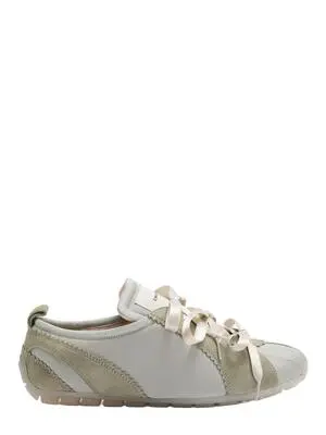 Simone Rocha Ballerina Grip Panelled Satin Sneakers - Grey