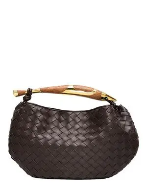 Bottega Veneta Small Intrecciato Leather Top-Handle Bag Fondant