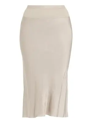 Rick Owens Godet Midi Skirt - Pearl