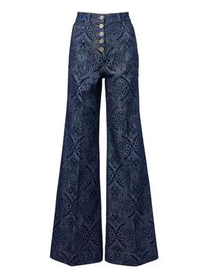 ETRO Pegaso High-Rise Flared Jeans