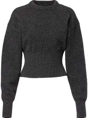 Proenza Schouler Randi Wool And Alpaca-blend Sweater - Grey