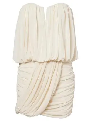Isabel Marant Adeli Draped Corset Dress - White