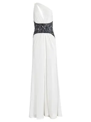 FRANCESCA MIRANDA Exclusive Ambrosia One-shoulder Gown - White