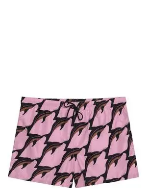 Gucci Technical Poplin Swimsuit - Pink