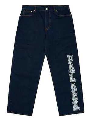 PALACE P90 College Stress Baggy Jean - Indigo Wash