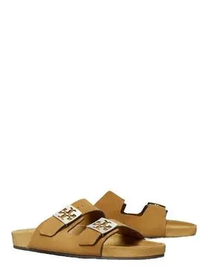 Tory Burch Mellow Slide Sandal - Wild Tabacco /light Teak