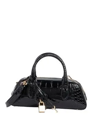 Sam Edelman Micro Nori Faux Leather Bowler Satchel - Black