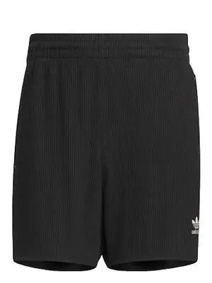 Adidas Waffle Knit Shorts - Black