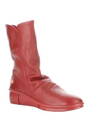 Fly London Rott Wedge Boot - Red