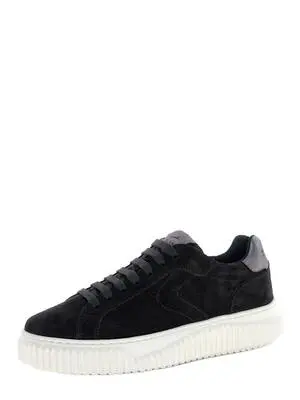 VOILE BLANCHE Lipari Lace-Up Sneakers Carbonio