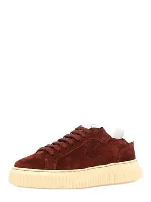 VOILE BLANCHE Lipari Lace-Up Sneakers Timber Brown