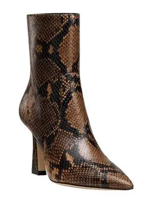 STUART WEITZMAN Vinnie Zip Bootie 85 Espresso