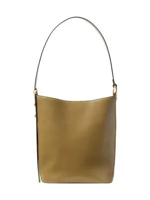 Kate Spade New York Halo Glazed Leather Bucket Bag - Dried Thyme