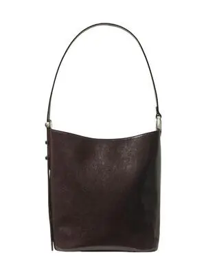 KATE SPADE NEW YORK Halo Glazed Leather Bucket Bag