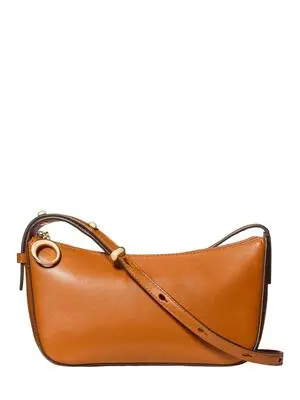 Kate Spade New York Fine Grain Leather Crossbody Bag - Baked Amber
