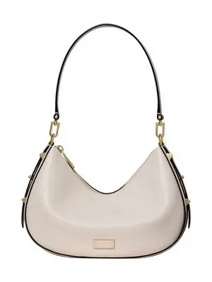 Kate Spade New York Liv Pebble Leather Convertible Shoulder Bag - Cashew Milk