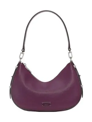 Kate Spade New York Liv Pebble Leather Convertible Shoulder Bag - Purple Agate