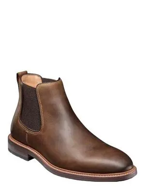 Florsheim Plain Toe Chelsea Boot - Brown Chocolate