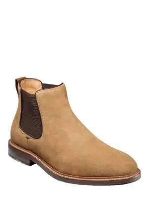 Florsheim Plain Toe Chelsea Boot - Mocha