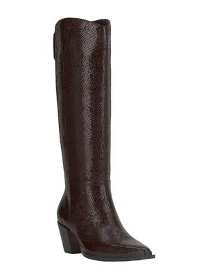 Jessica Simpson Hemmia Knee High Boots - Dark Truffle