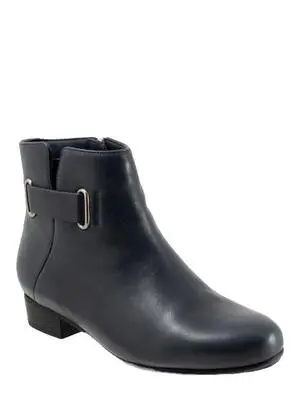 Trotters Maxwell Bootie Navy