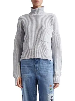MARNI Mending Logo Virgin Wool Sweater