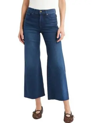 Madewell High-waist Ankle Flare Wide-leg Jeans - Kingston Wash