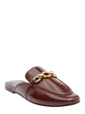 Jeffrey Campbell Clerk Bit Loafer Mule - Brown Gold