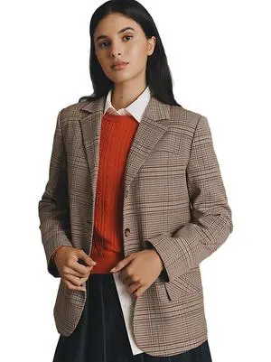Walter Baker Stormi Blazer Jacket - Neutral Pattern
