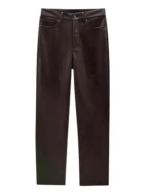 ANINE BING Button-fly Trousers - Brown