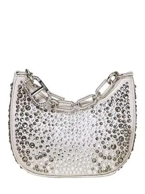 TWINSET Mini Bag With Studded Detail - Silver
