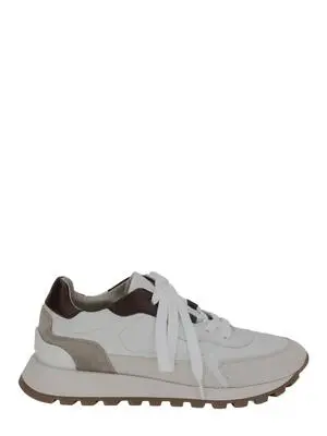 Brunello Cucinelli Lace-up Sneakers - White