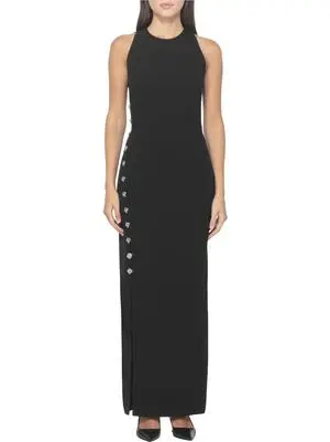 ROTATE BY BIRGER CHRISTENSEN Sleeveless Gown - Black