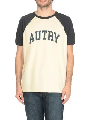 AUTRY T-shirt - Yellow Cream
