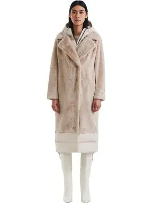 Rudsak Siena Faux Fur Coat - White