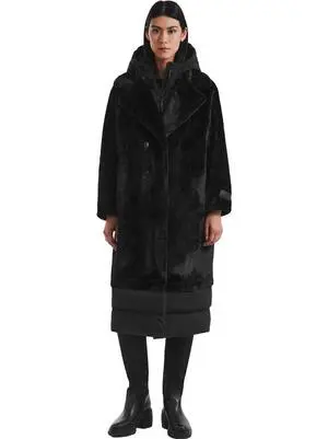 Rudsak Siena Faux Fur Coat - Black
