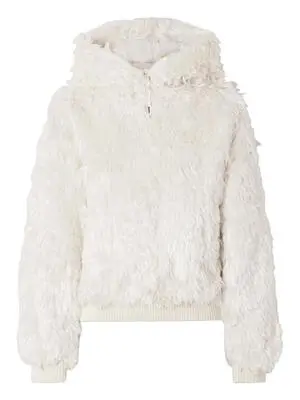 Gabriela Hearst Orlando Hooded Knitted Silk Jacket - Ivory
