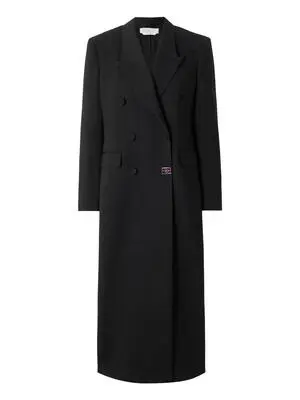 Gabriela Hearst Julien Double-breasted Wool Coat - Black